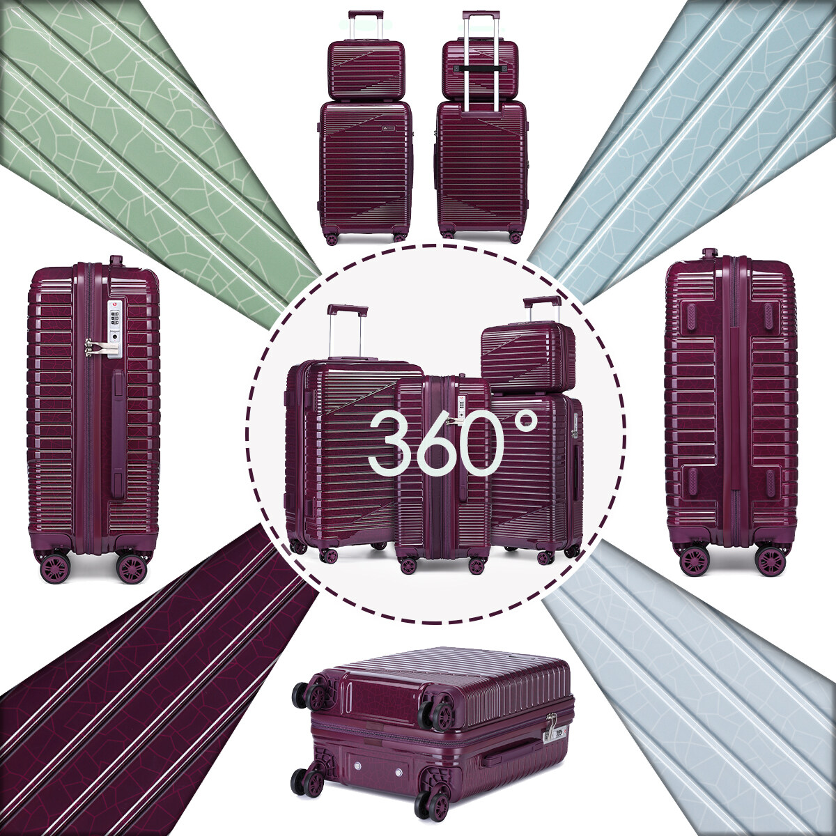SEA CHOICE 2030 SET KOPER KERAS (REKA BENTUK "ICE CRACK")Tahan calar ...