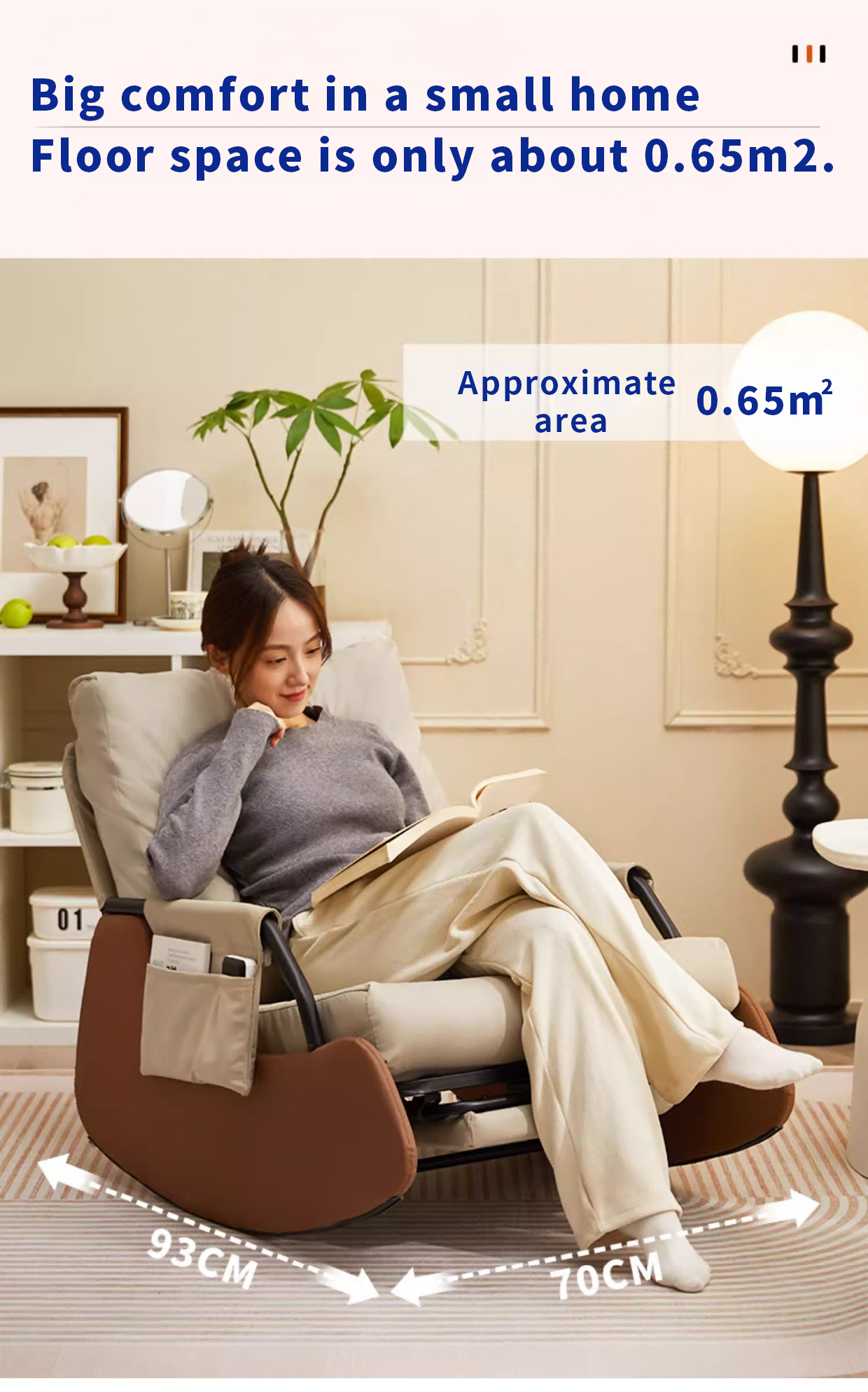 Kerusi Goyang Kerusi Malas Dewasa Kerusi Rehat Ruang Tamu dengan ...