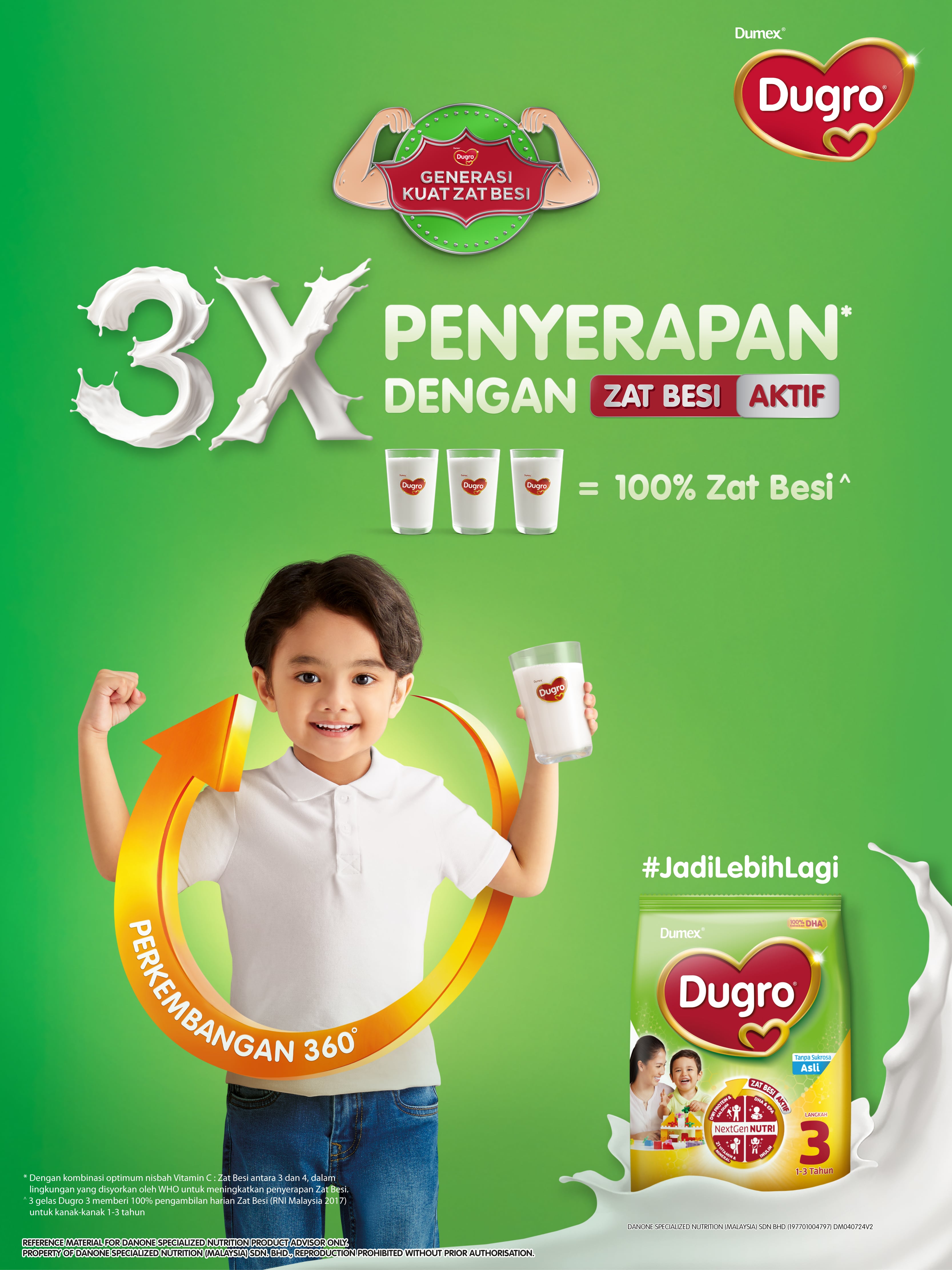 Dumex Dugro Step 3 Original/Asli Growing Up Milk Formula 1-3 years ...