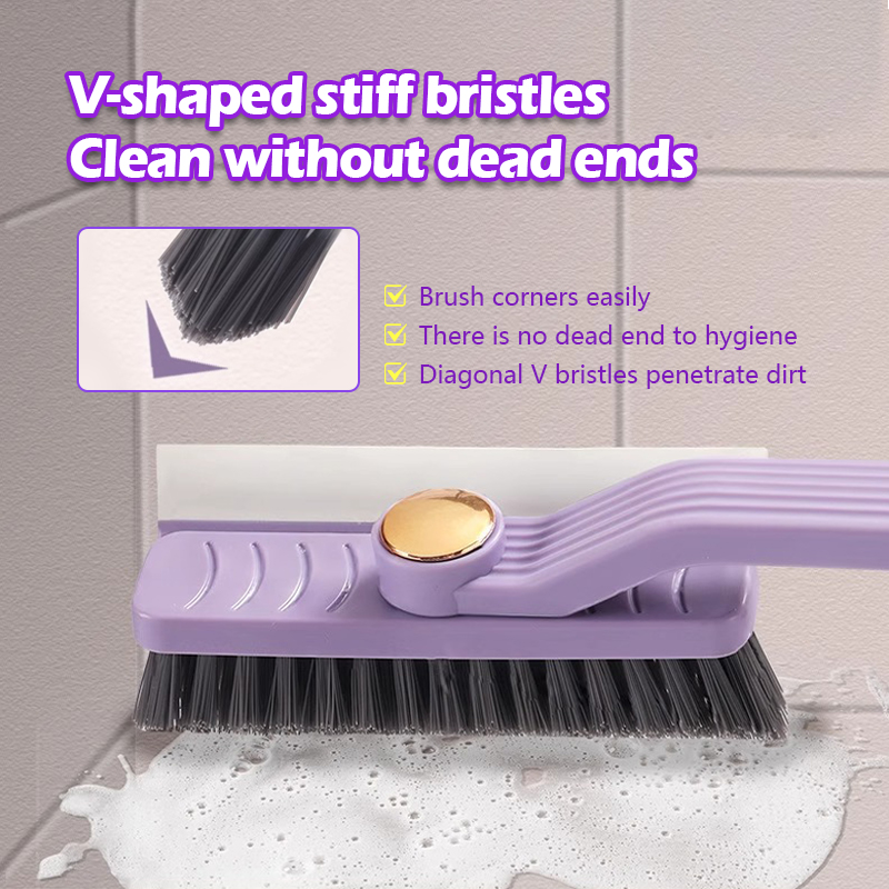 3 In 1 Multi-Function Cleaning Brush 360 Degree rotating Bristle Gap Brushes Toilet Kitchen ...
