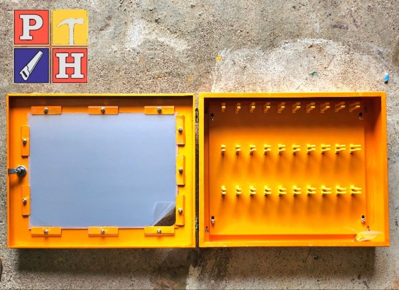 Lockout Station [ Empty Lockout Padlock Cabinet ] (LOTO) SAFETY LOCKOUT ...