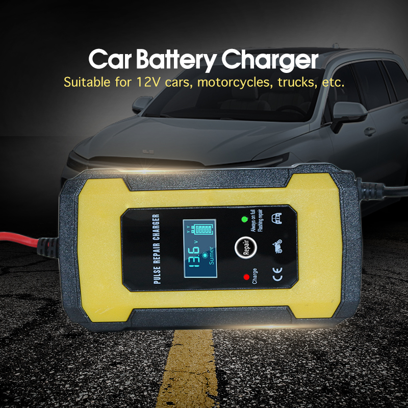 Bateri Kereta Car Battery Charger 12v 6a Battery Kereta Pengecas Bateri ...