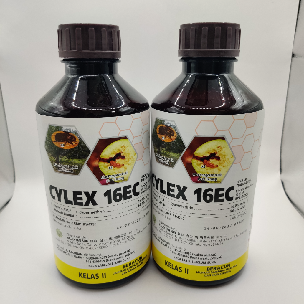 Racun serangga Cypermethrin Cylex 16% 1L efektif mampu membunuh 38 ...