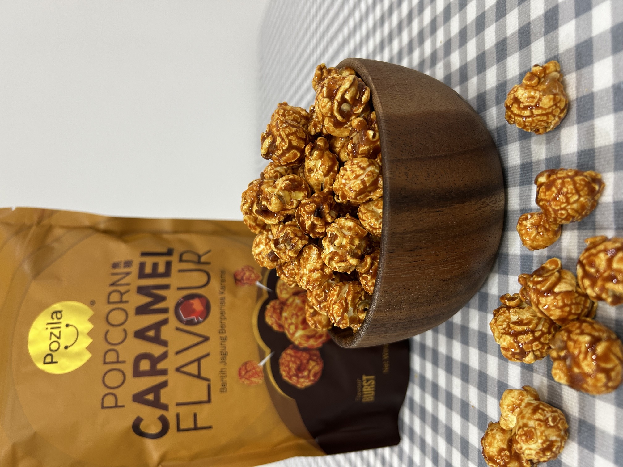 Pozila popcorn Premium popcorn Caramel popcorn - 3 packs x 100gram ...