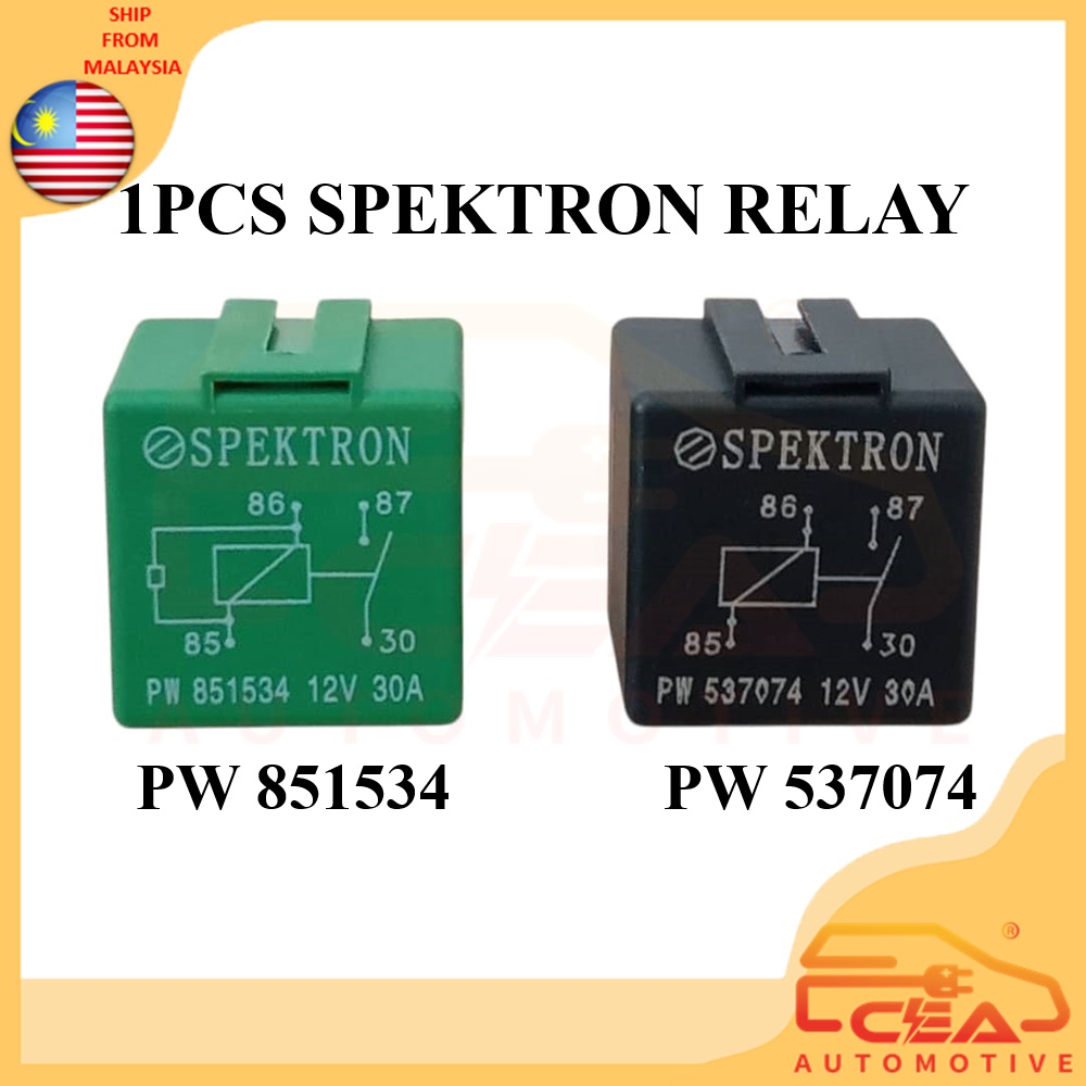 4 PIN PW851534 PW537074 FAN RELAY ORIGINAL SPEKTRON PROTON SAGA BLM FLX ...