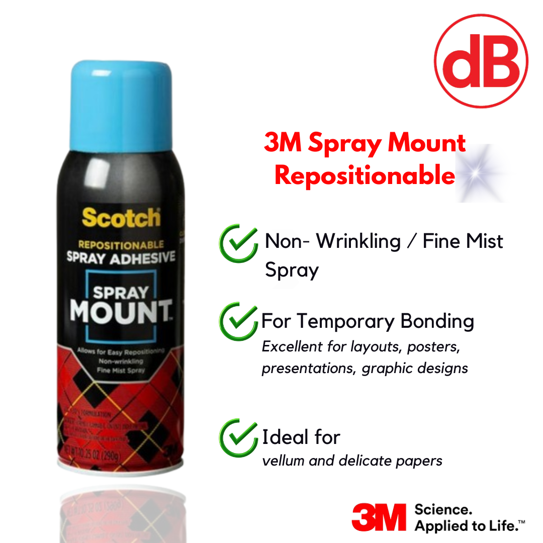 3M Spray Mount - Repositioning (290g) - spray | Shopee Malaysia
