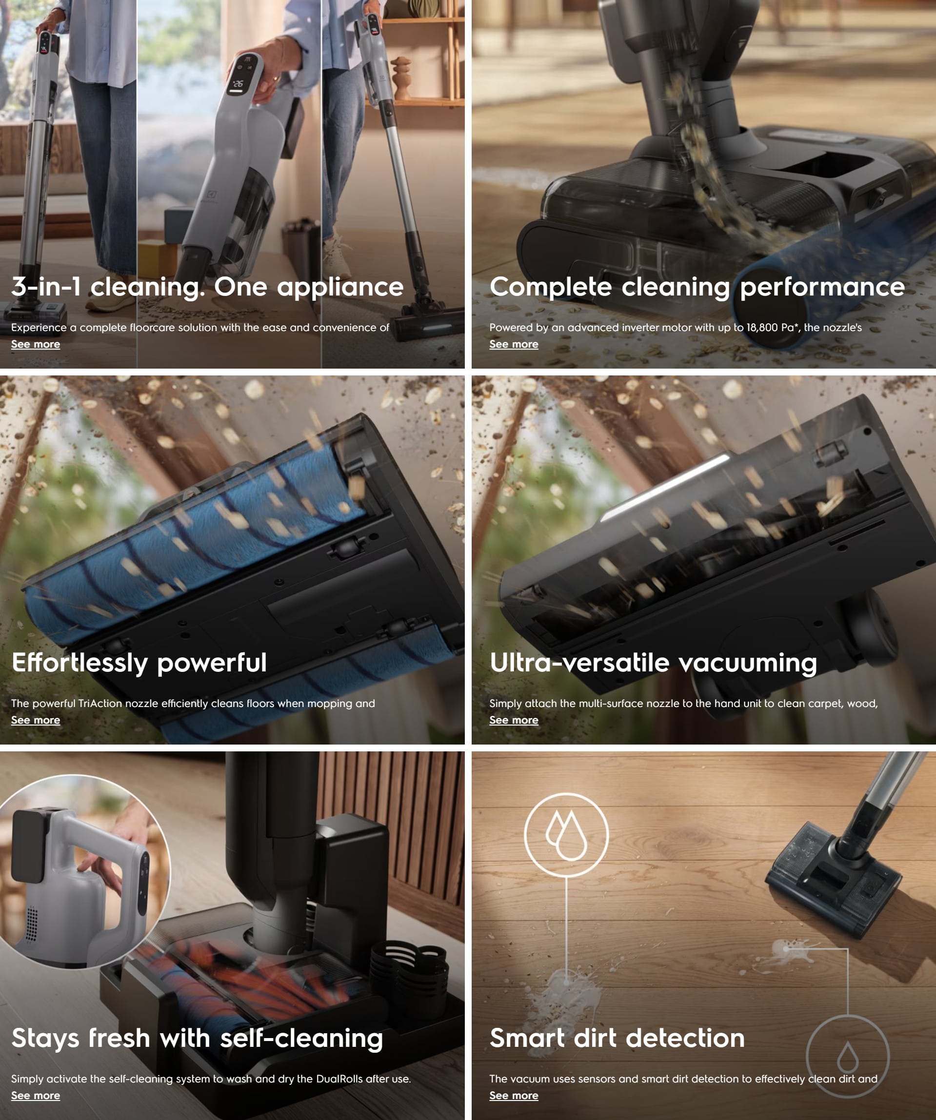 Tefal/Cornell/Electrolux Handstick Cordless Vacuum Cleaner | TY2079HO ...
