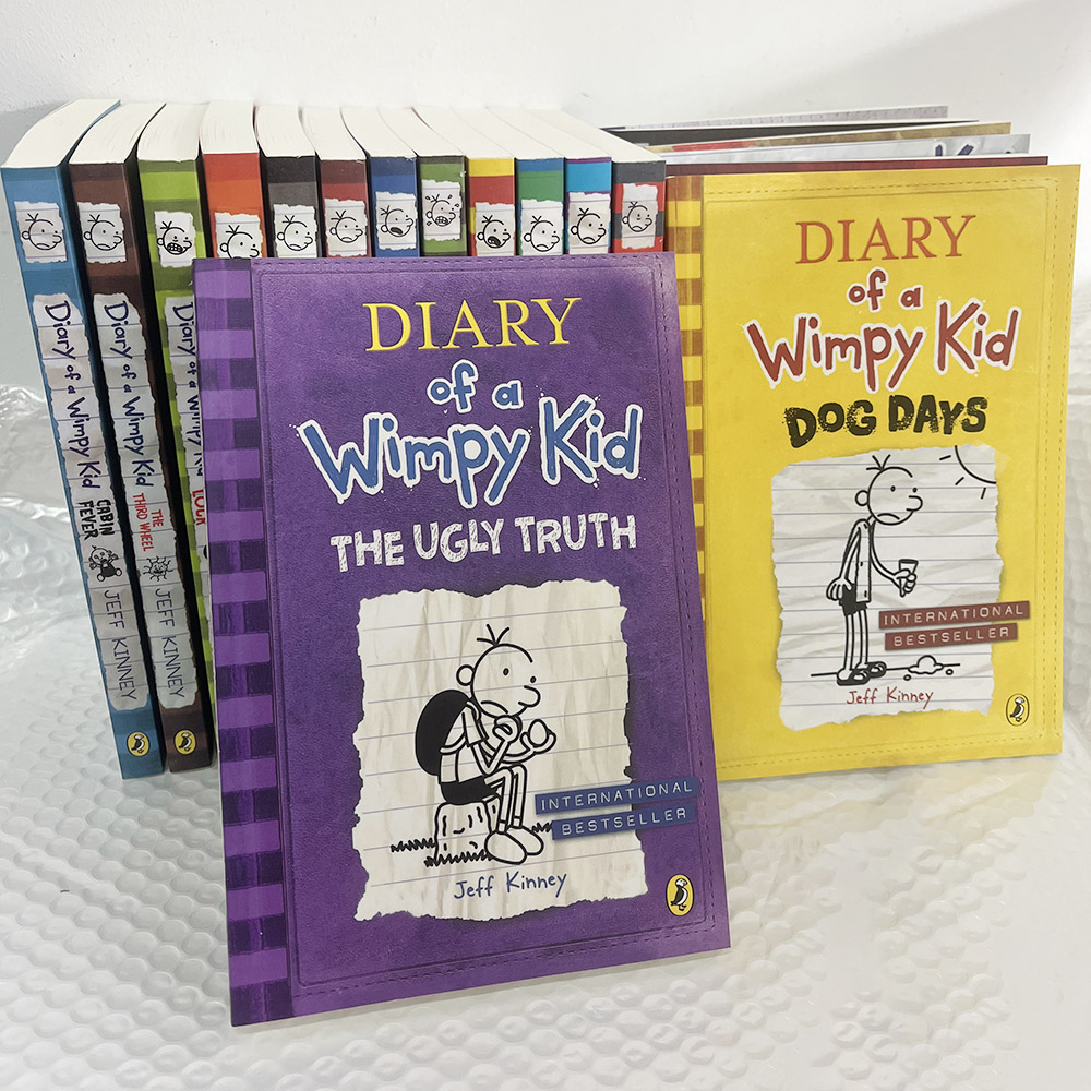 24 Books Set English Picture Storybook Diary of a Wimpy Kid Comic ...