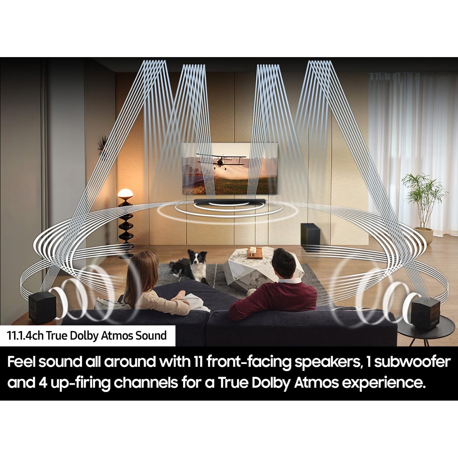 Samsung Q-series Soundbar HW-Q990D 11.1.4ch Sub Woofer & Rear Speaker ...