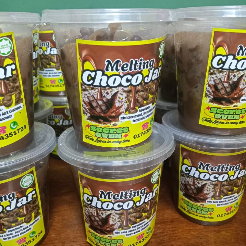 Secret Oven💖 mini Choco Jar 230 ml Koko Jar mini goodies doorgift snek ...
