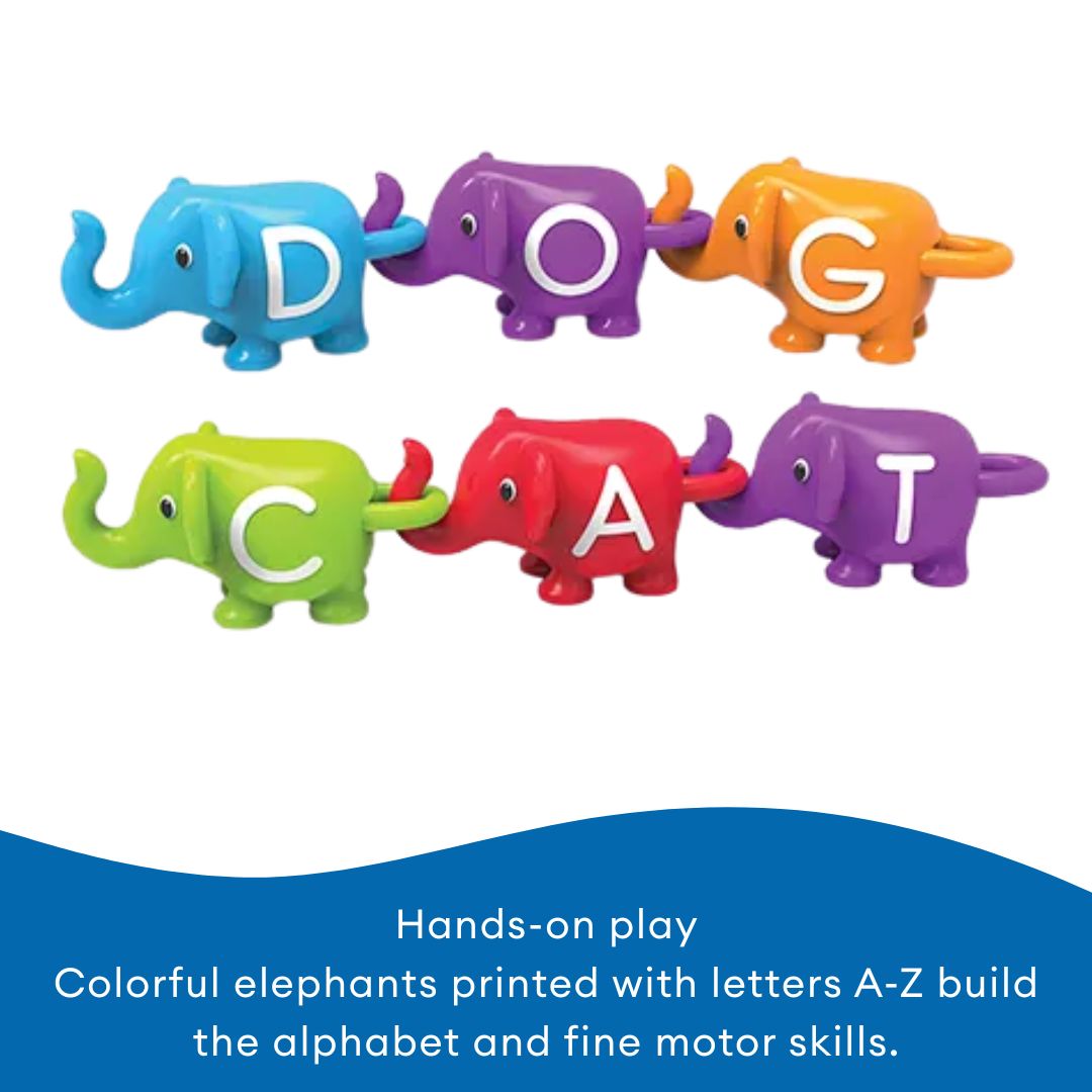 Learning Resources Snap-n-Learn ABC Elephants- Age 2-6, Letters ...