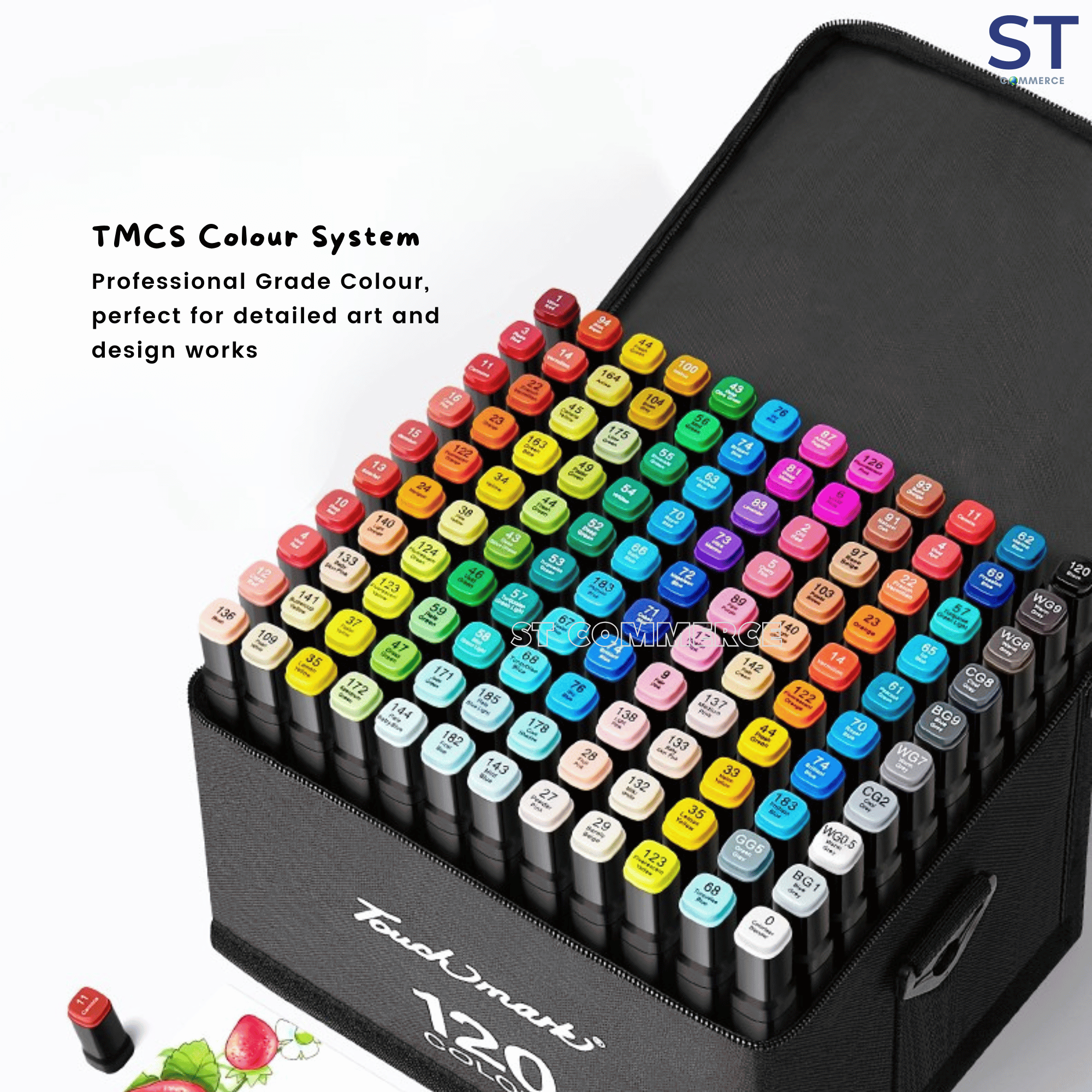 Touchmark Alcohol Markers Set Dual Tips Art Marker For Drawing ...
