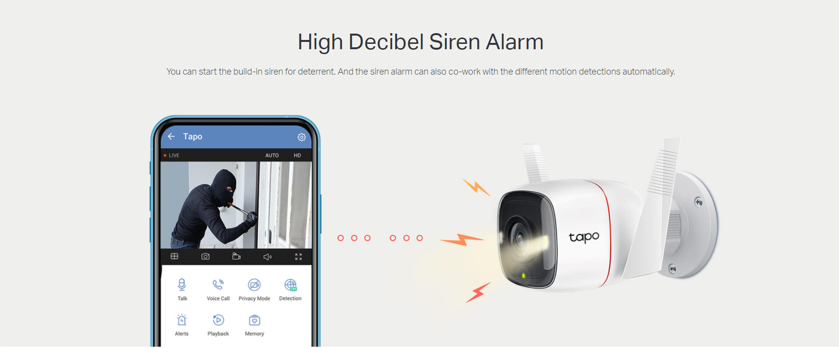 TP-Link Tapo C320WS Outdoor CCTV High Definition Full Colour Night ...