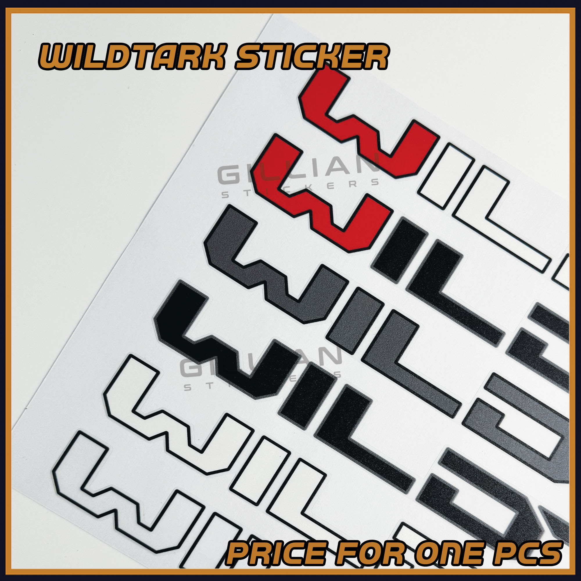 WILDTRAK Sticker Side Door Ford Ranger Raptor Wild trak Body Decal ...