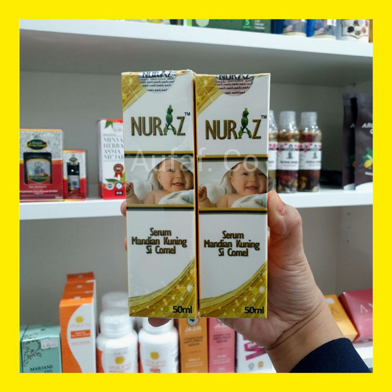 NURAZ Serum Mandian Kuning Baby 50ml Jaundice Serum Herba Jaundice Bayi ...