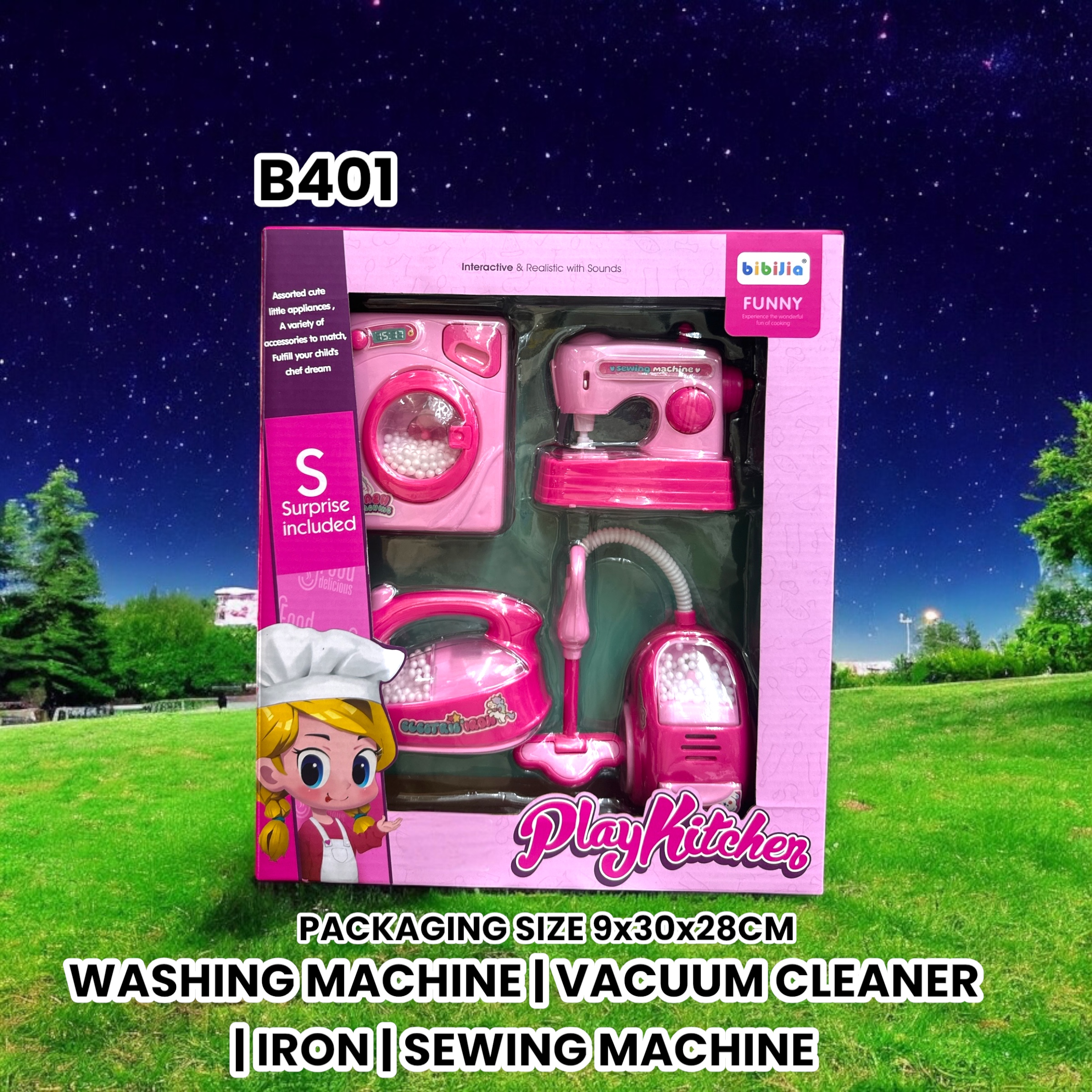 Kids Kitchen Toy Set Battery Operated | Role Play Cooking Set | Washing ...