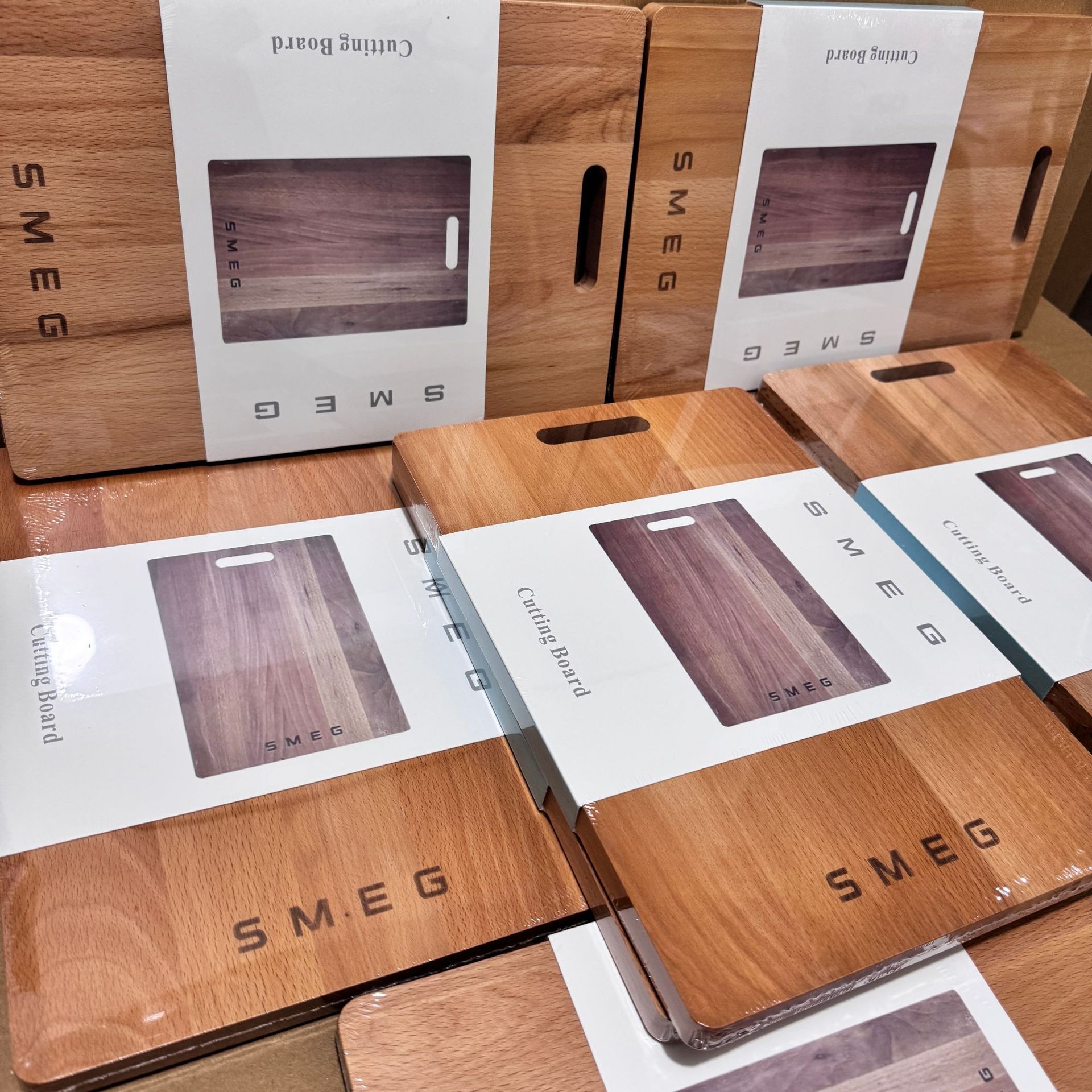 Italy SMEG solid wood rectangular cutting board household cutting board ...