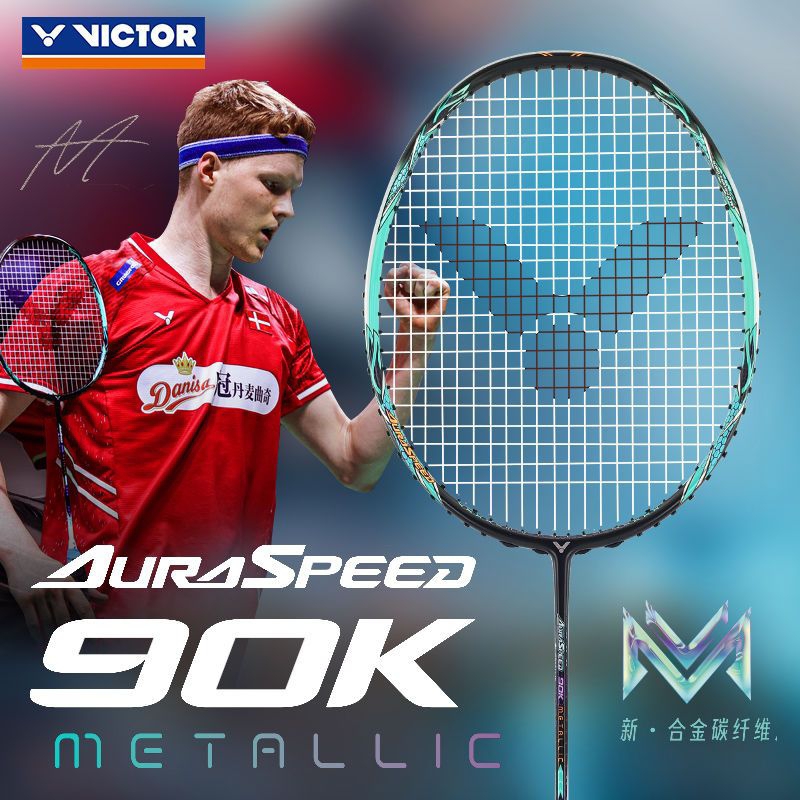 VICTOR AURASPEED 90K METALLIC Badminton Racket ARS-90K.M Anders ...