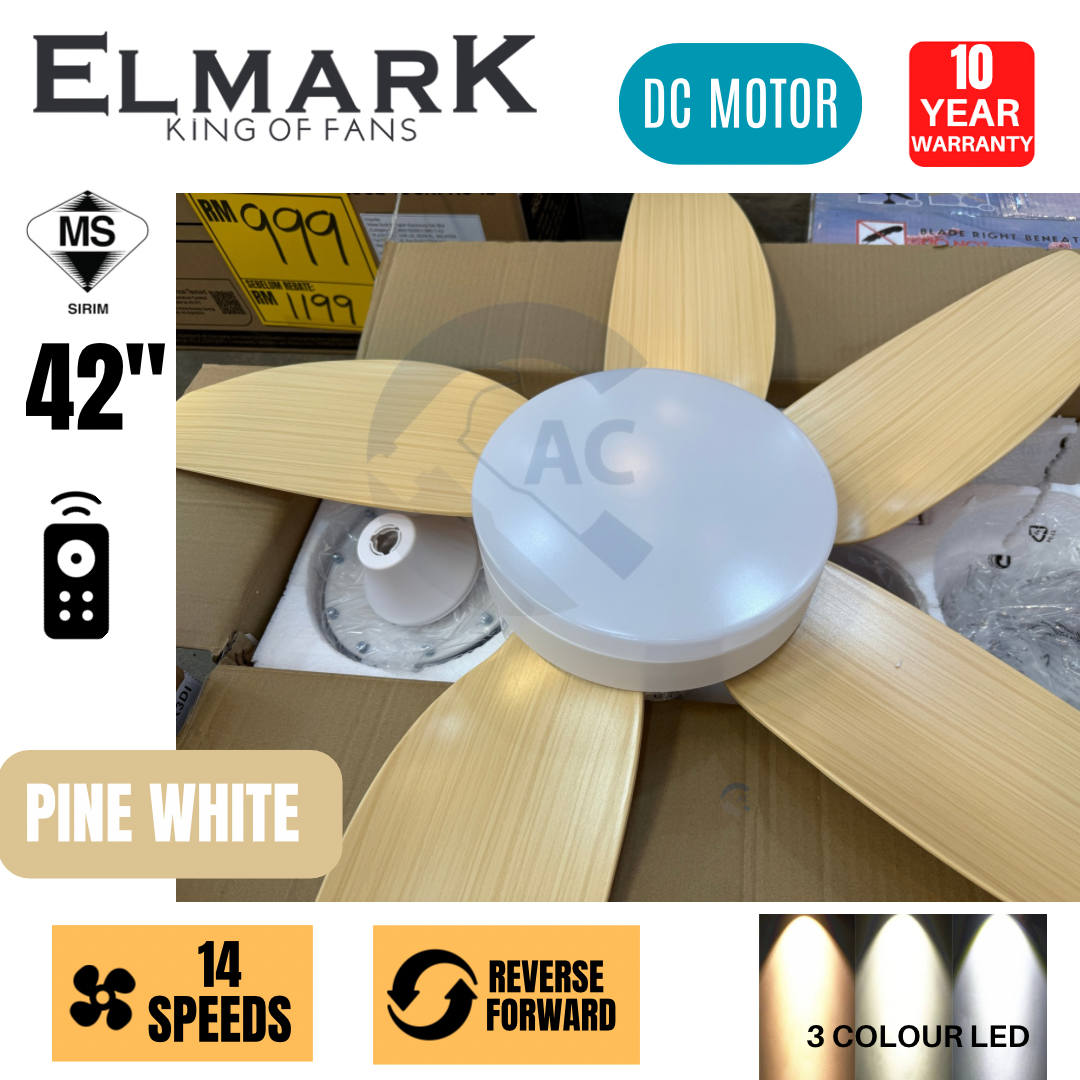 Elmark Baby Fan 42” | Baby Fan | Remote Control 5 Blade Ceiling Fan ...