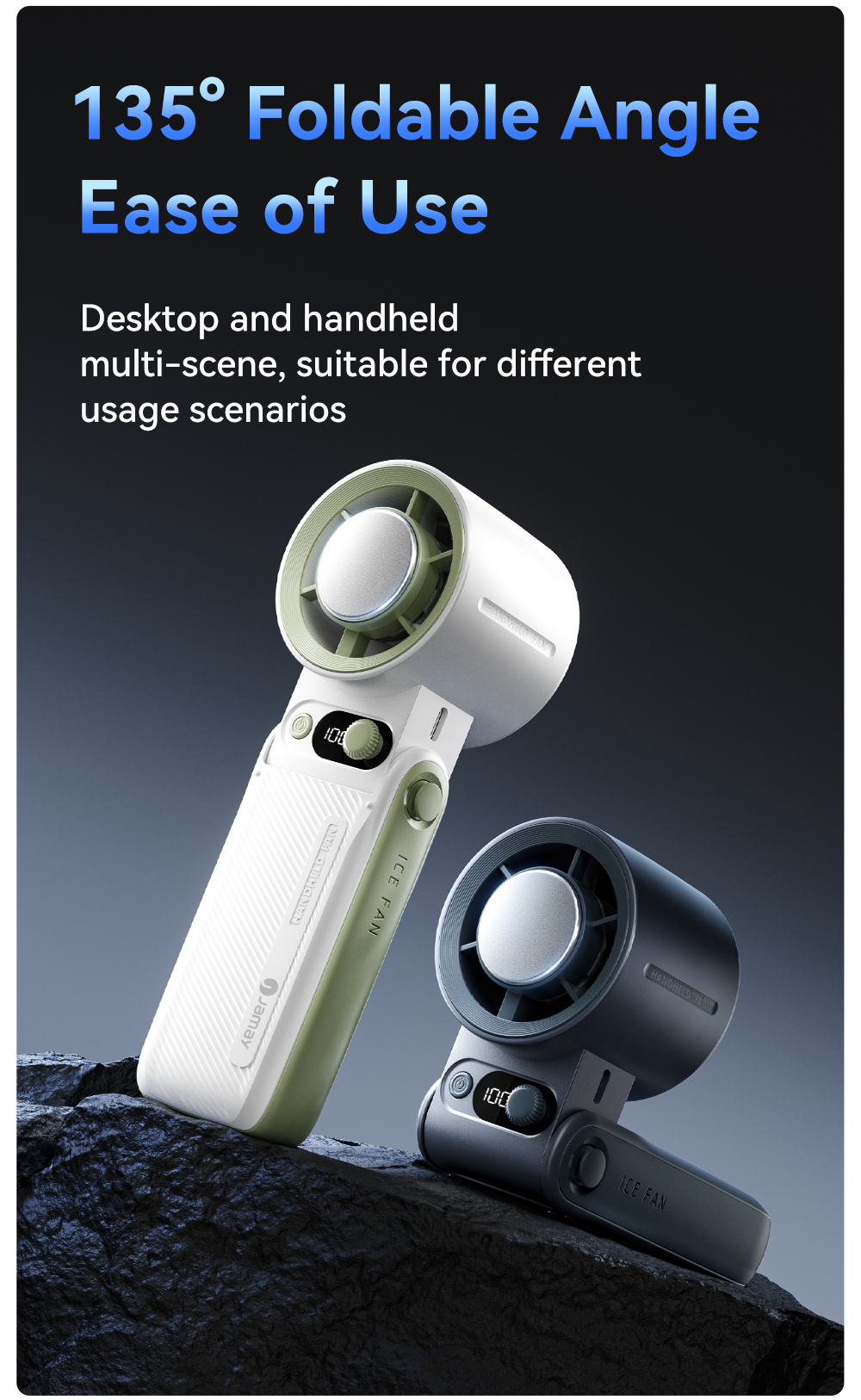 JAMAY Fan Portable Turbo Fan High Speed kipas mini Foldable Hand fan ...