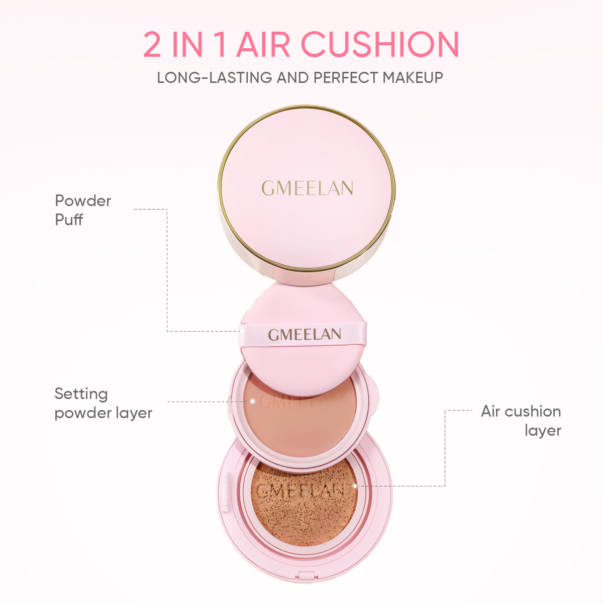 GMEELAN Black Truffle High Cover BHARepair Cushion-bb Cushion powder ...