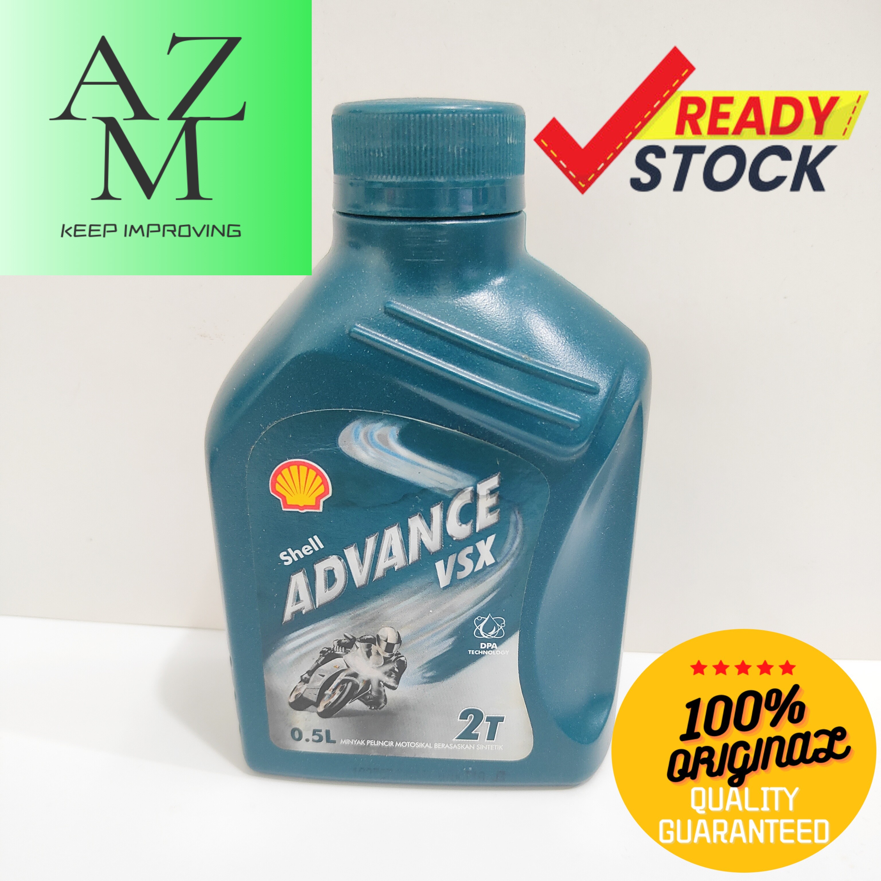 SHELL ADVANCE VSX 2T ( O.5 LITER ) | Shopee Malaysia