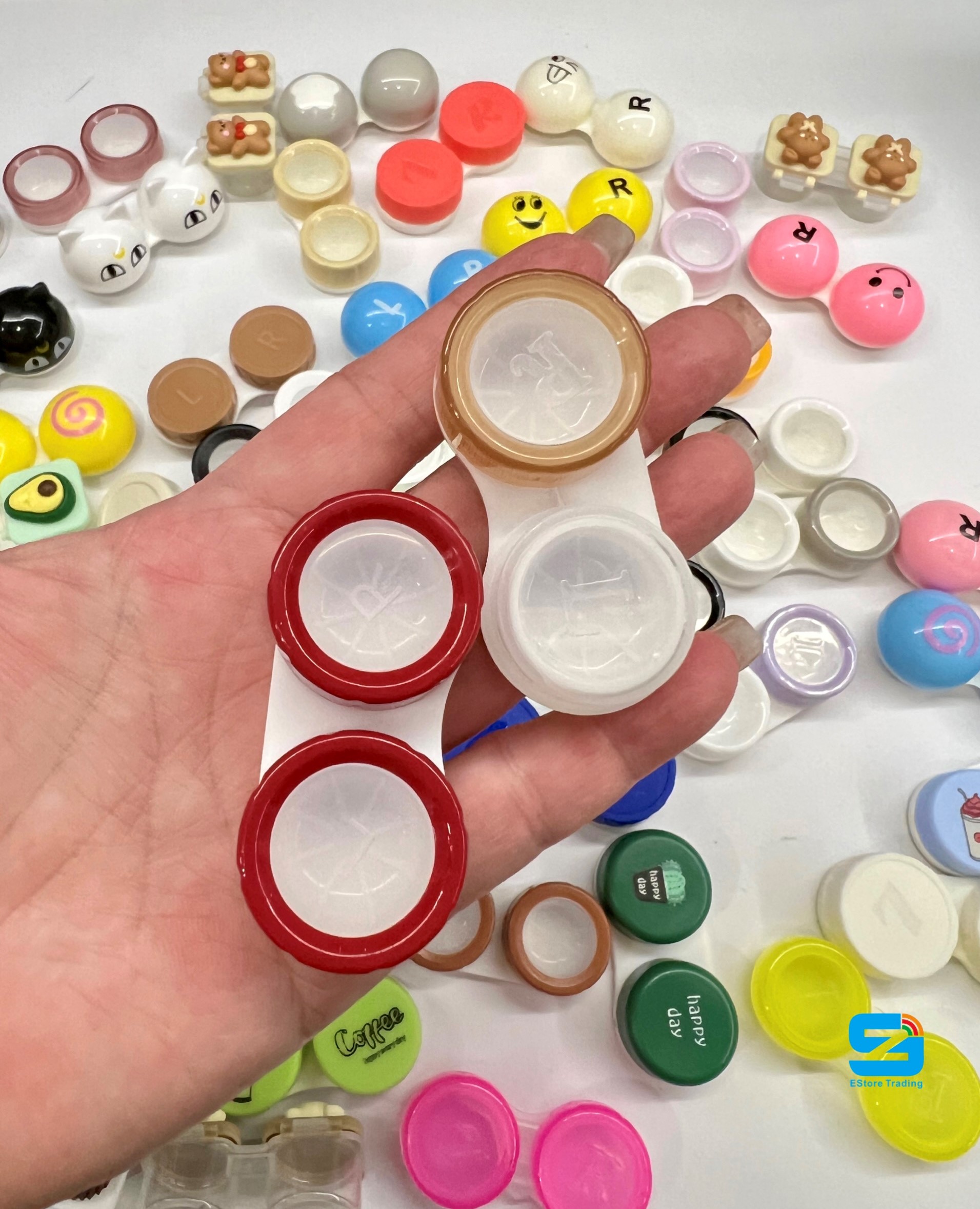 🔥(1pc) Mini Contact Lens Case (Randomly) 随机隐形眼镜盒-AS999 | Shopee Malaysia
