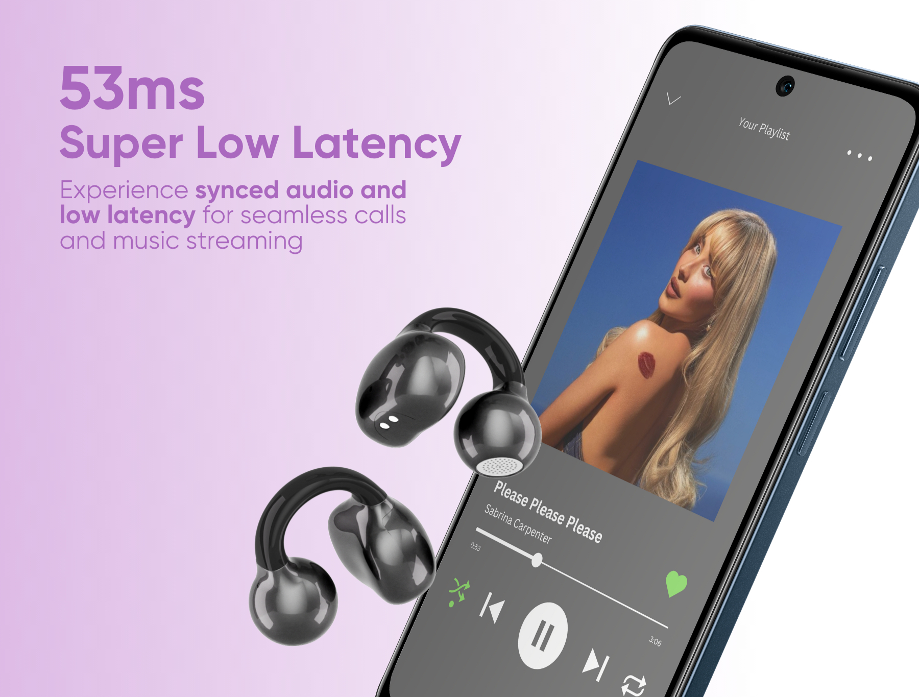TechLife Clip-on Earbuds 2 l Masa Main Balik 25 Jam | Kawalan Sentuhan Pintar | Shopee Malaysia