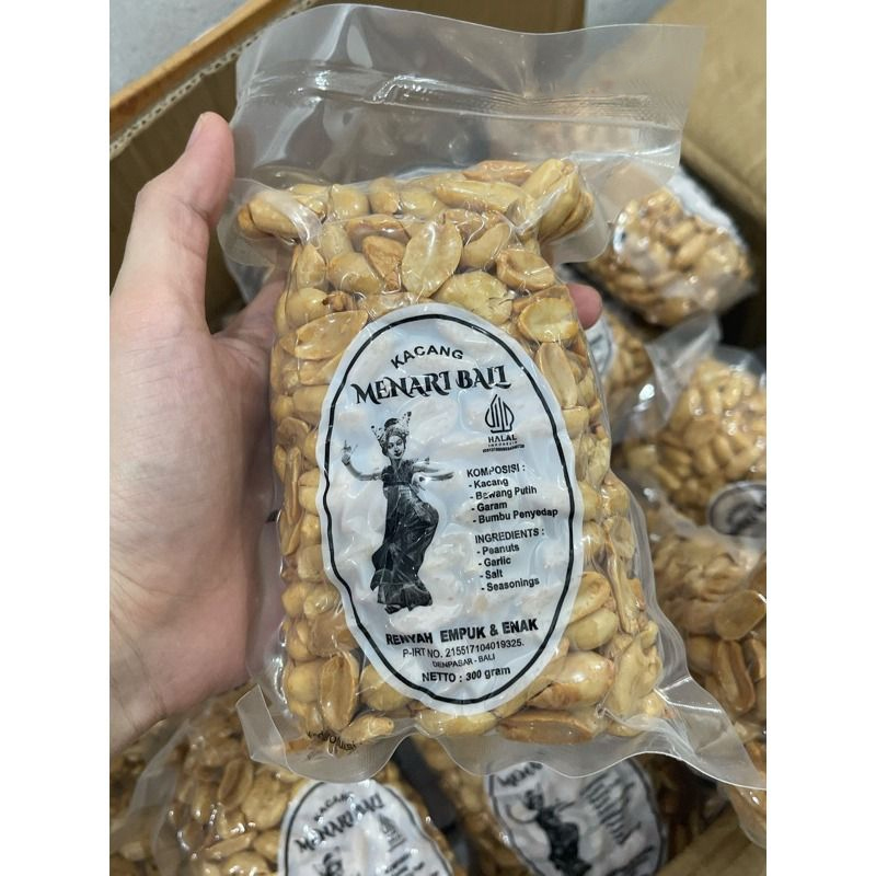 Kacang Menari Bali Indonesia 300G Garlic Flavor Origin Bali 巴厘蒜香花生 ...