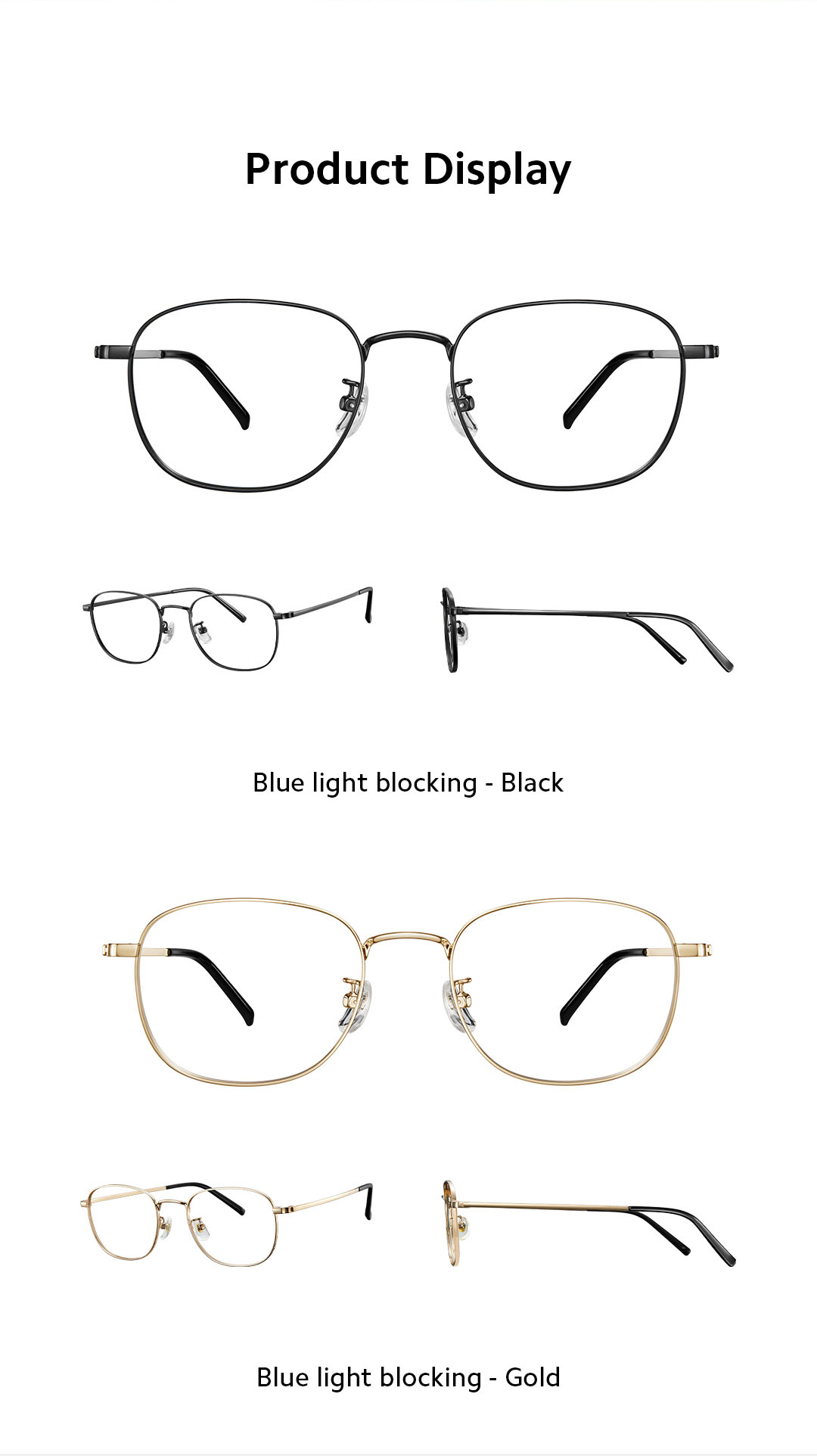 Xiaomi Blue Light Blocking Glasses/high-definition | Shopee Malaysia