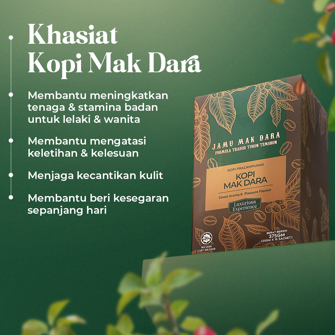 Kopi Mak Dara / Herbal Coffee Mak Dara 25gx15 Sachet | Shopee Malaysia