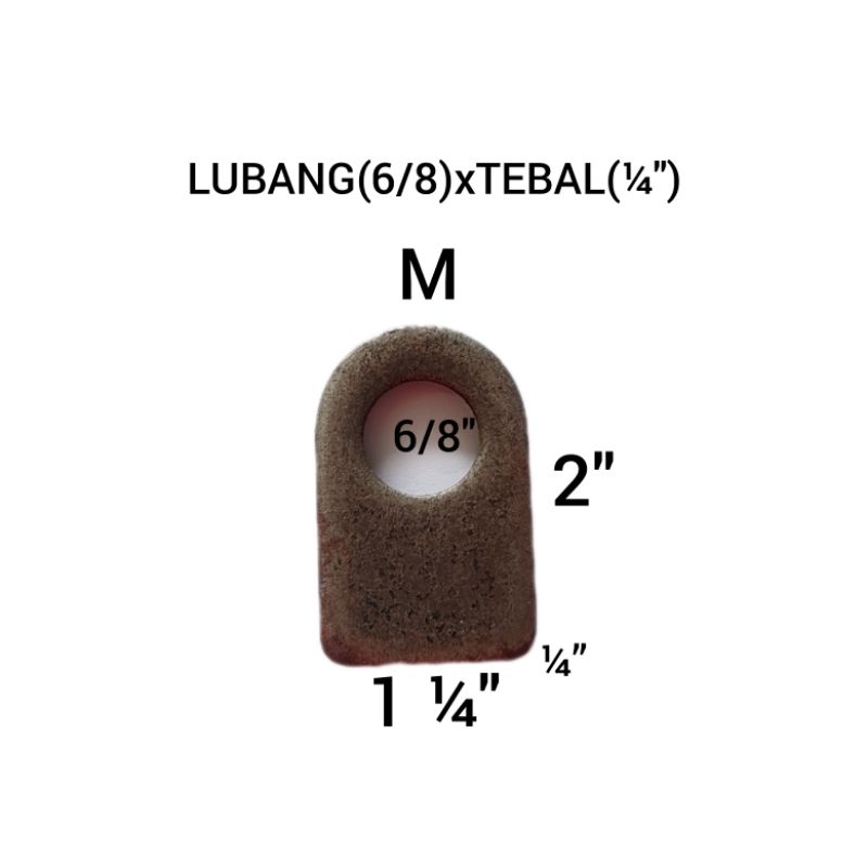 BRACKET GATE/TELINGA MANGGA KUNCI PINTU BESI PAGAR[VCJAYA2HARDWARE ...