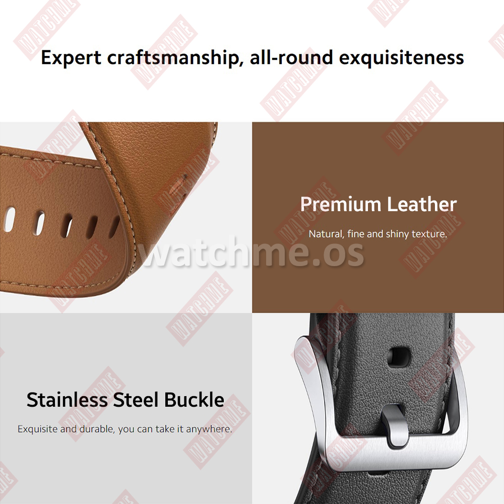 GOOJODOQ Watch Strap, Premium Leather Series 22mm 20mm, Stainless Steel ...