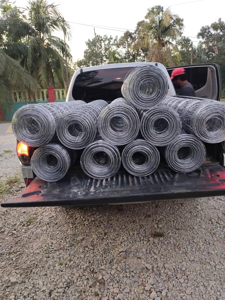 Pagar Cyclone Griplock 2.5mm 4/5/6 Kaki Pagar Lembu Cyclon Garden Fence ...