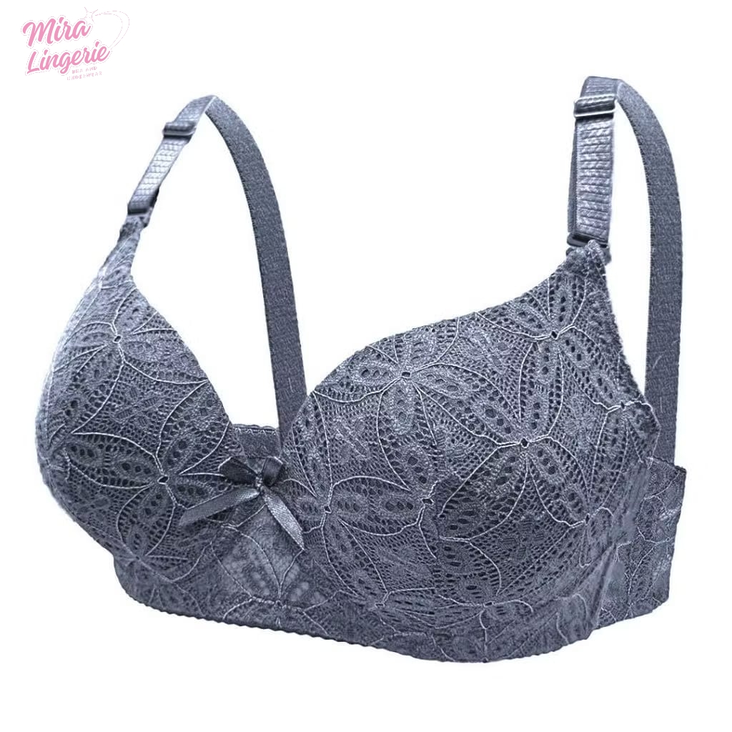 [Mira Lingerie] Women Bra Wired Plus Size Lace Baju Dalam Wanita ...