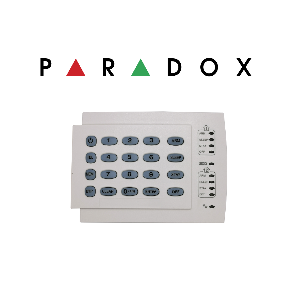 Paradox K10H 10 Zone LED Display Keypad - Paradox Alarm Keypad Fpr ...