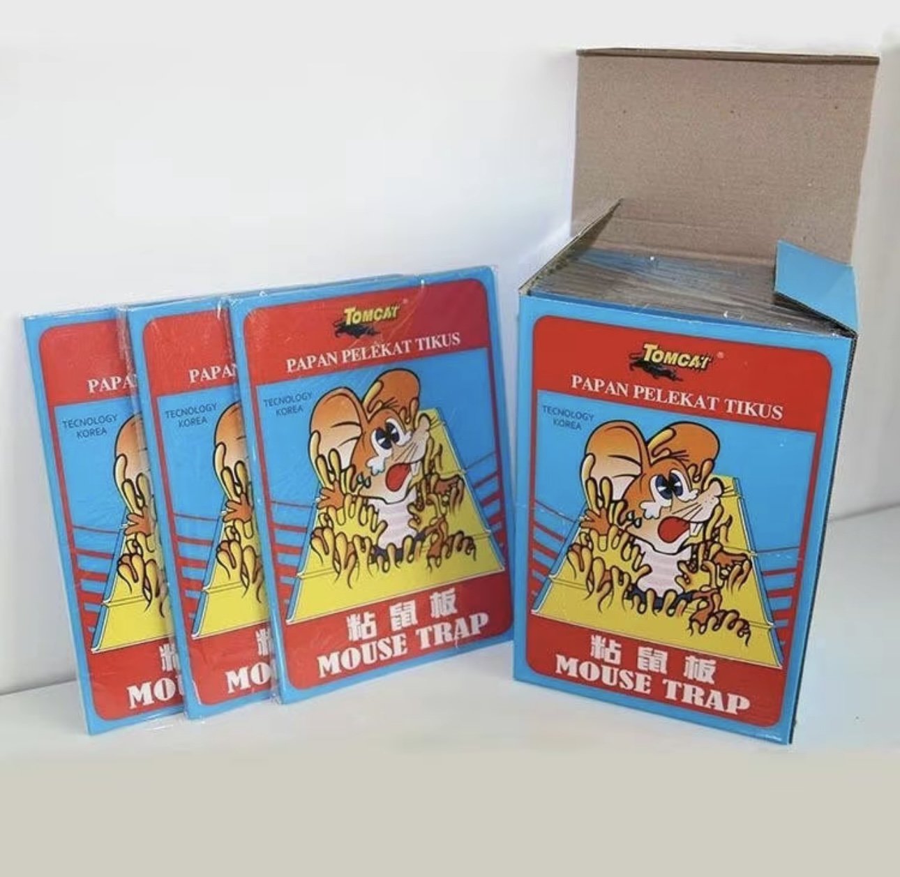10 keping Pelekat Tikus Papan Gam Tikus Extra Lekat / Mouse Sticker ...