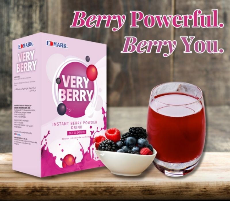 VERY BERRY ( 1 box = 20 sachets | Shopee Malaysia