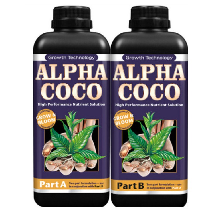 Growth Technology Alpha Coco (A+B) High Performance Nutrient Solution 2 ...