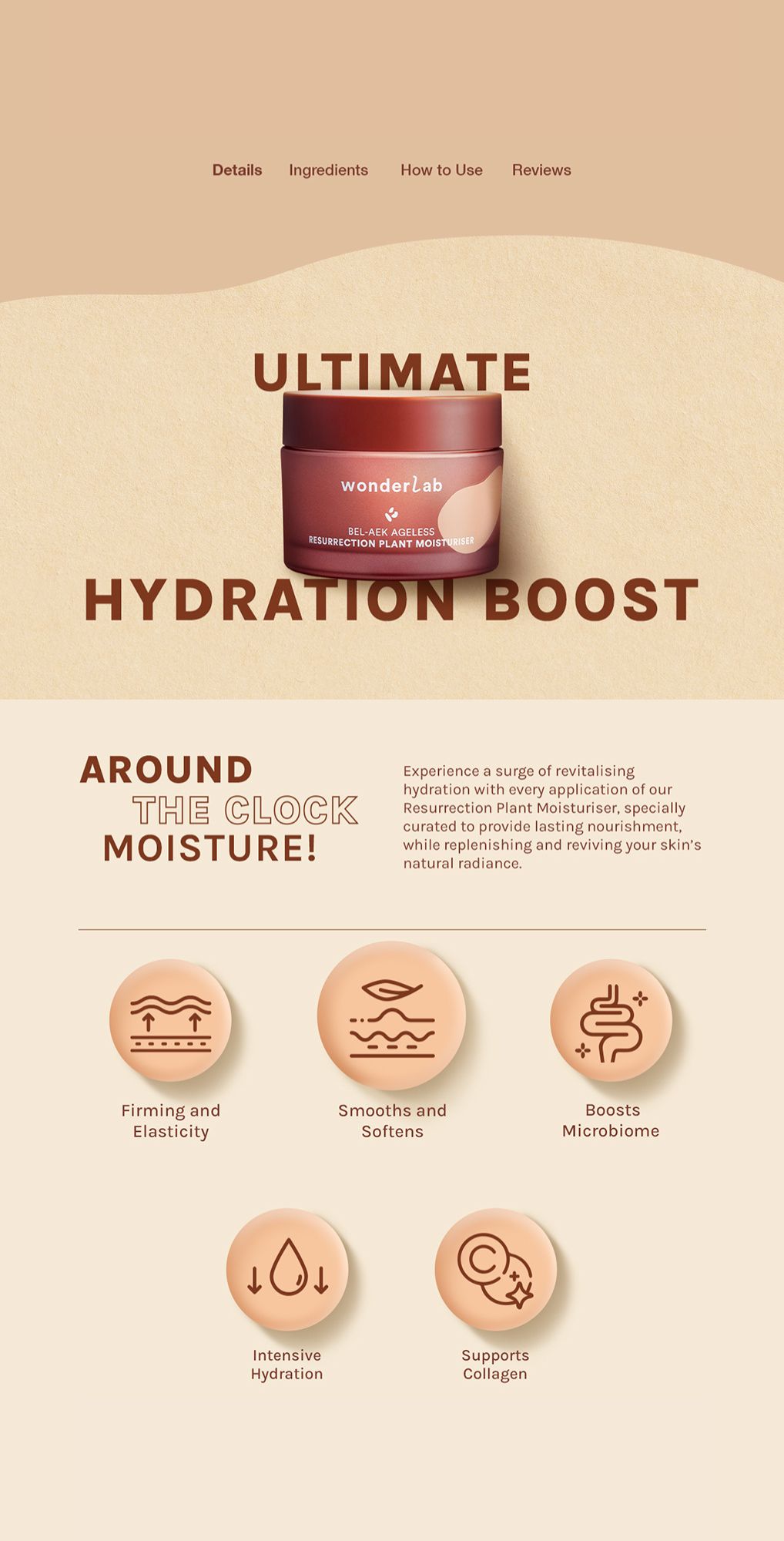 WonderLab Resurrection Plant Moisturizer | Bel-aek Ageless Series | Pre ...