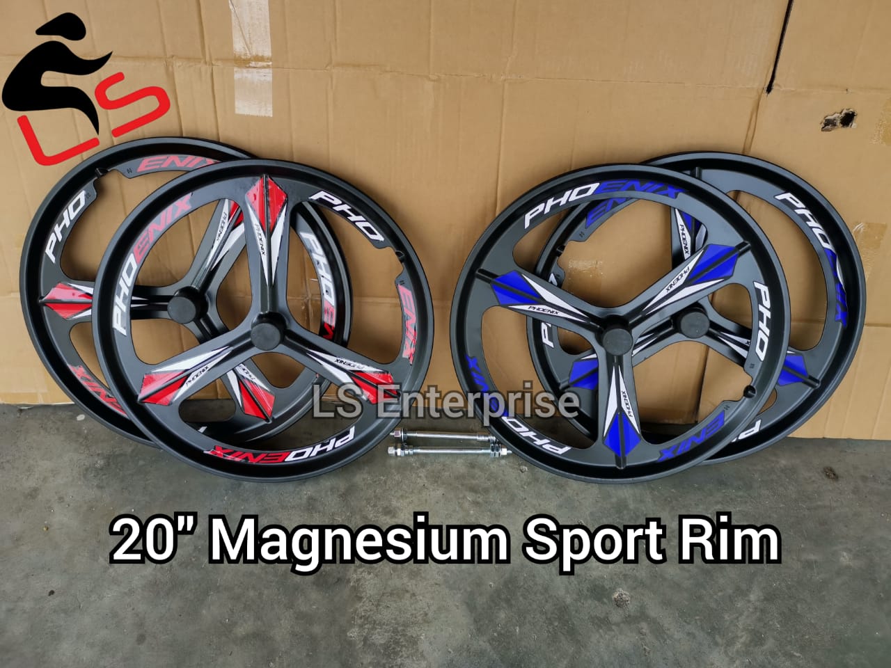 20'' Magnesium Sport Rim Bicycle Rim Basikal BMX MTB Rim Wheel Set ...