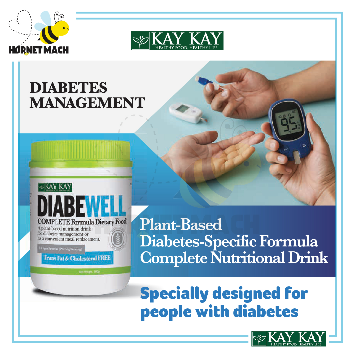 KAY KAY™ Diabewell - Plant-Based Nutrition Drink for Diabetes ...