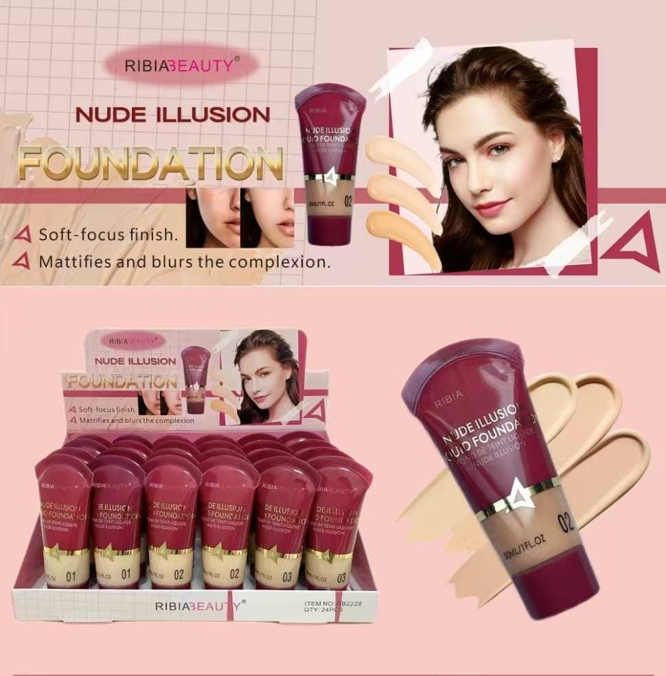 RIBIA BEAUTY NEW FOUNDATION TIUB (1BOX) | Shopee Malaysia