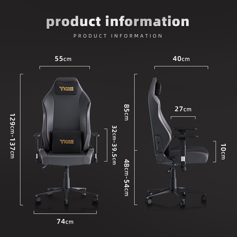 GAMEFORGE Gaming Chair Tomahawk Classic Series ergonomic chair Magnetic ...