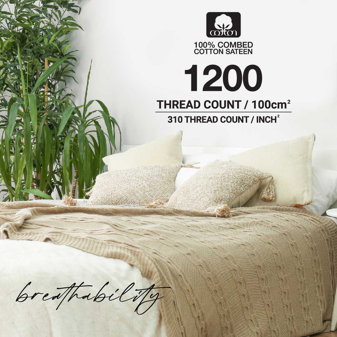 Jean Perry Clino Fitted Bedsheet Set (w/o Comforter) - 100% Combed ...