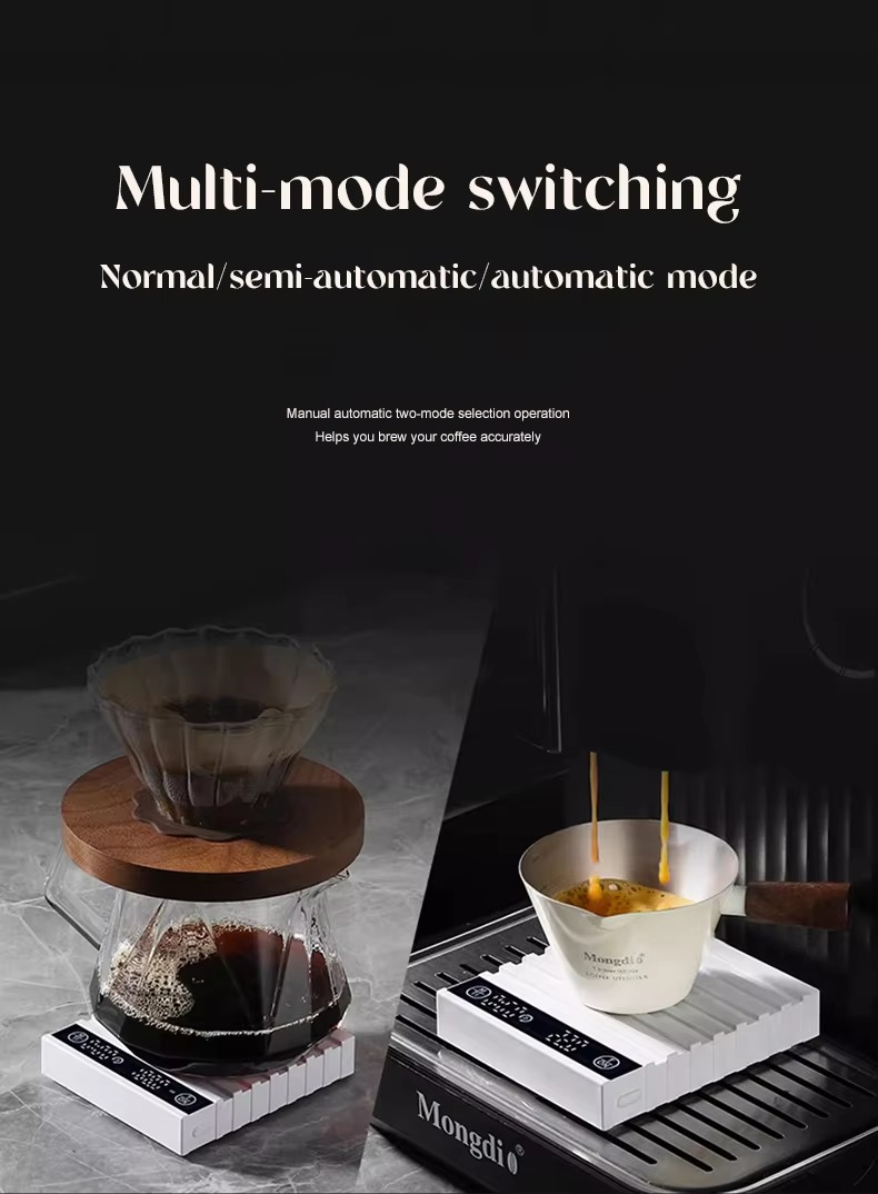 New Version - Rechargeable Digital Scale with Timer Coffee Scale Coffee ...
