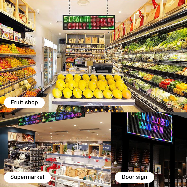 Electronic Display LED Signboard waterproof rolling LED advertising ...