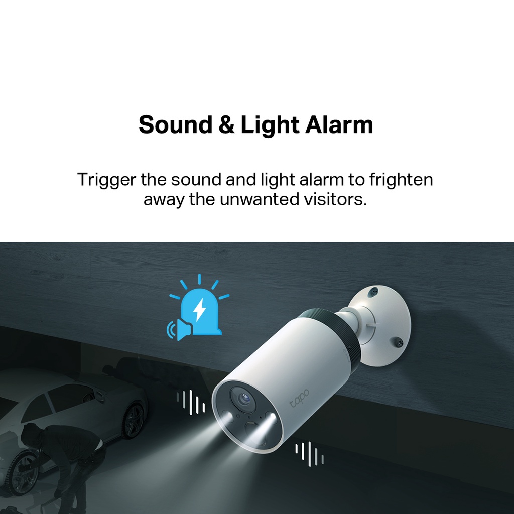 TP-Link Tapo C420S2 4MP/2K QHD Smart Wire-Free Starlight CCTV Battery ...