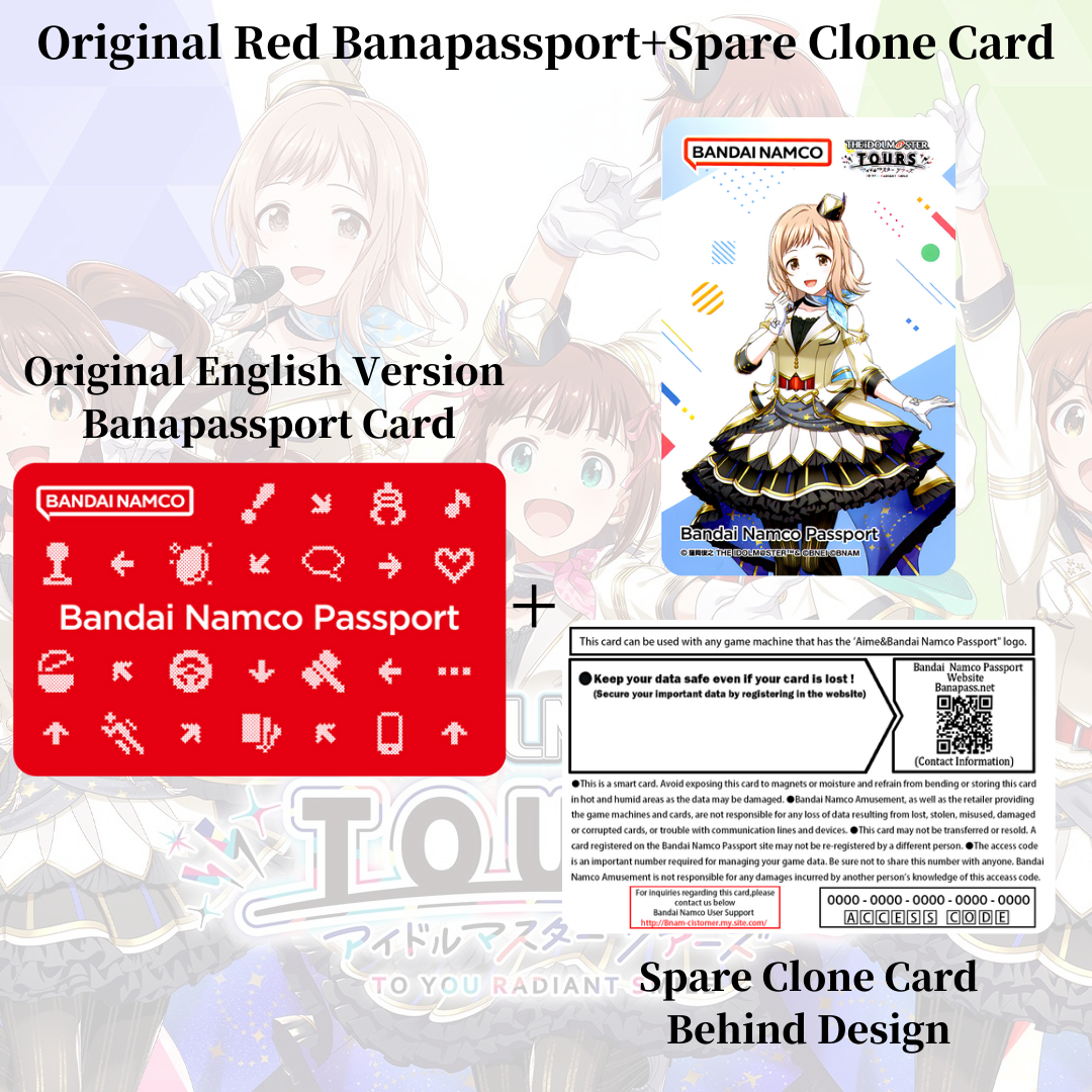 Banapassport English Version + Idolmaster Card Skin Spare Card (Wangan ...