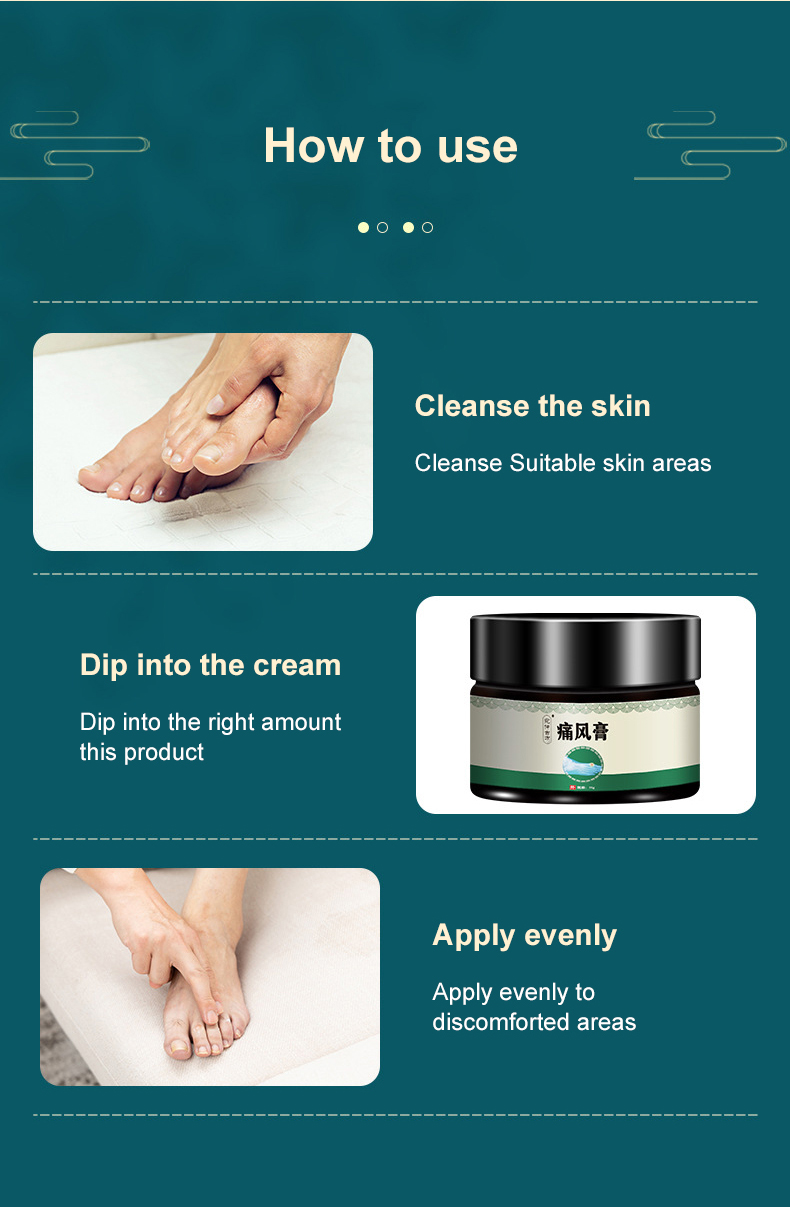 gout ointment ubat gout 35g Natural Chinese herbal gout ointment ...